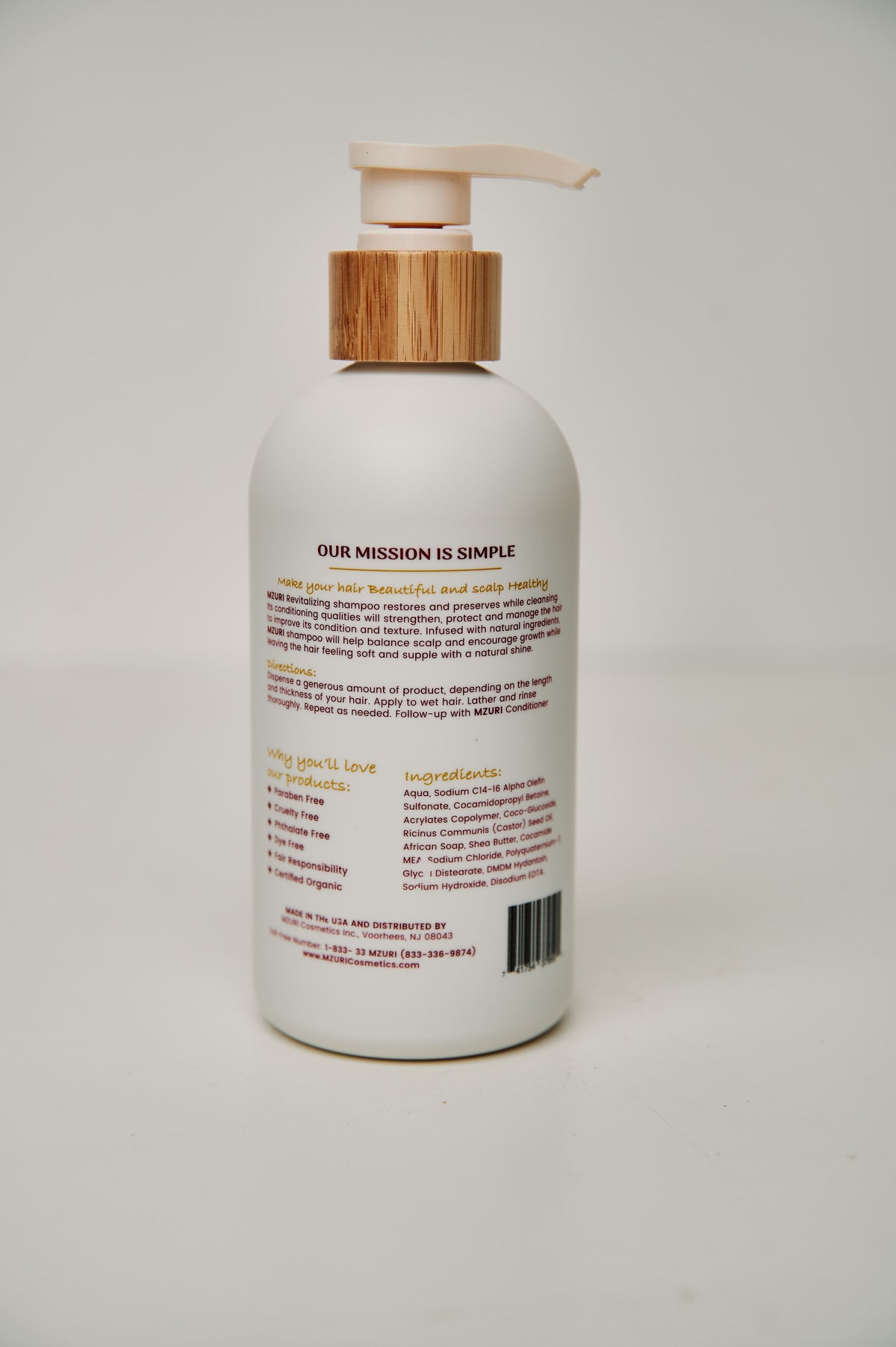 Revitalizing Shampoo | African Black Soap | Honey Suckle – MZURI ...